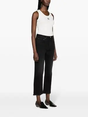 TOTEME High-rise Straight-leg Jeans - Black