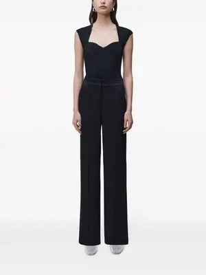 Simkhai Kyra High-waisted Crepe Trousers - Black
