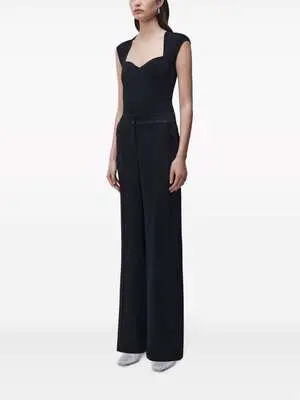 Simkhai Kyra High-waisted Crepe Trousers - Black