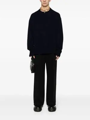 JIL SANDER Side-slit Wool Jumper