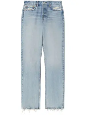 RE/DONE Straight-leg Jeans - Blue