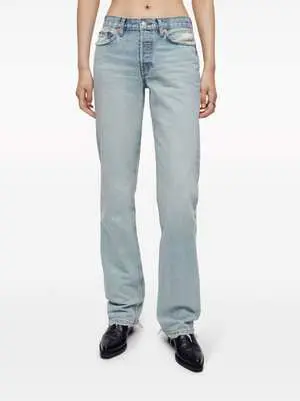 RE/DONE Straight-leg Jeans - Blue