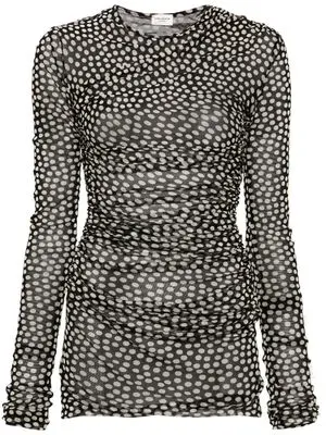 Saint Laurent Round Neck Dresses