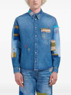 Marni Embroidered Denim Shirt