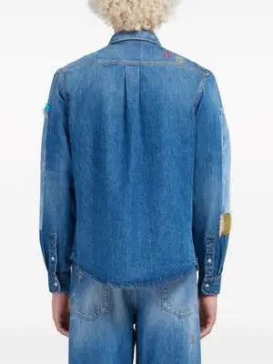 Marni Embroidered Denim Shirt