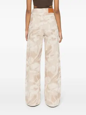 MSGM High-waist Straight-leg Jeans