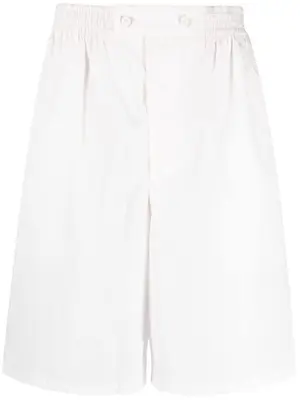 Prada Elasticated-waistband Cotton Shorts