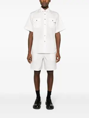 Prada Elasticated-waistband Cotton Shorts