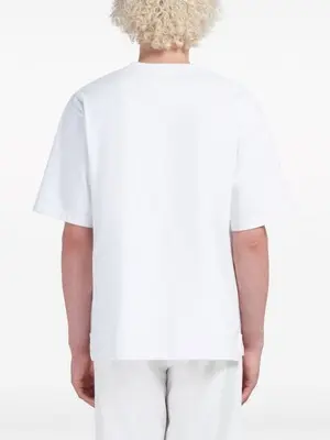 Marni Logo-patch Cotton T-shirt - White