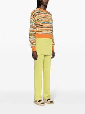 Alanui Madurai Striped Intarsia-knit Jumper