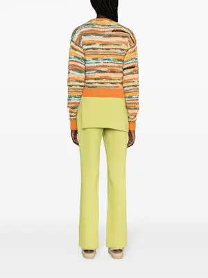 Alanui Madurai Striped Intarsia-knit Jumper