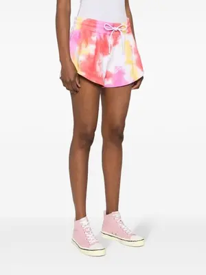 MSGM Embroidered Logo Shorts