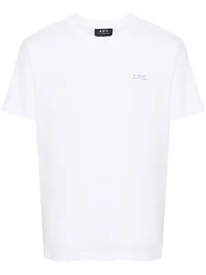 A.p.c. Logo-print T-shirt - White