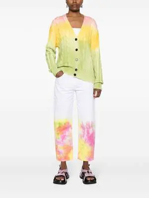 MSGM Cable-knit Cardigan - Yellow