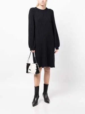 N.peal Cable-knit Round-neck Dress