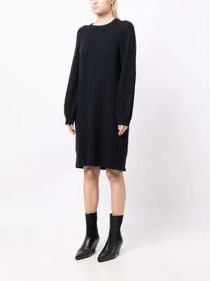 N.peal Cable-knit Round-neck Dress