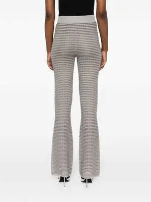Remain Birger Christensen Metallic Striped Flared Trousers