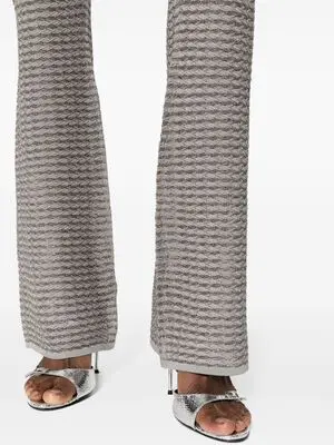 Remain Birger Christensen Metallic Striped Flared Trousers