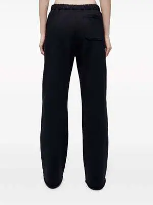RE/DONE Hanes Organic Cotton Fleece Track Pants - Black