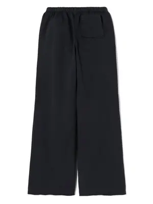 RE/DONE Hanes Organic Cotton Fleece Track Pants - Black