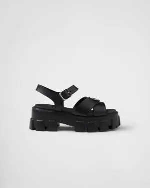 Prada Monolith Rubber Sandals