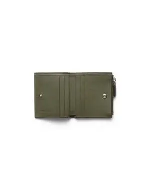 Prada Small Saffiano Leather Wallet - Green