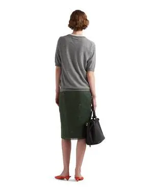 Prada Cashmere Crew-neck Sweater - Grey