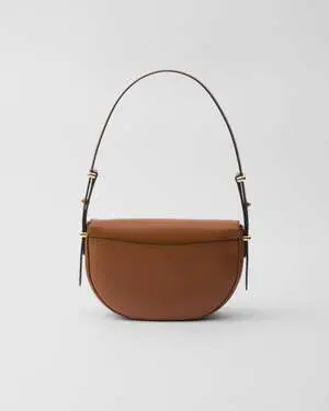 Prada Arqué Leather Shoulder Bag