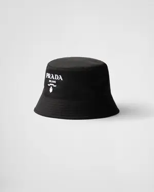 Prada Re-Nylon Bucket Hat - Black/White | Editorialist