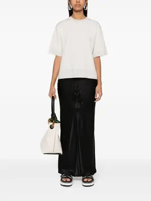 Plan C Mélange Knitted T-shirt