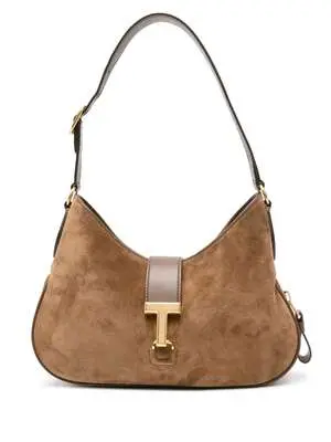 TOM FORD Monarch Medium Shoulder Bag - Brown