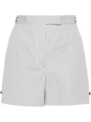 Thom Browne Logo Shorts For Women