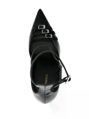 LE SILLA Morgana 120mm Leather Pumps