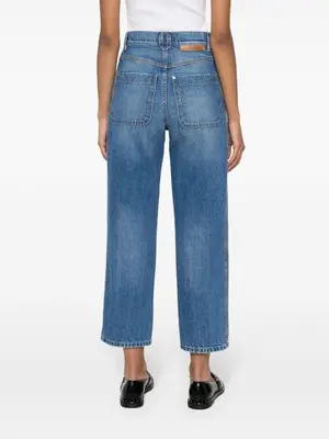 Stella McCartney Crystal-embellished Jeans - Blue