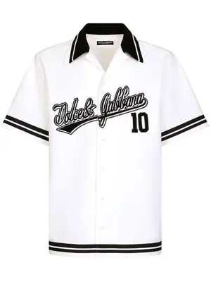 Dolce & Gabbana Logo-patch Short-sleeve Shirt