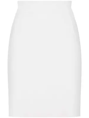 Dolce & Gabbana Virgin Wool Straight Miniskirt