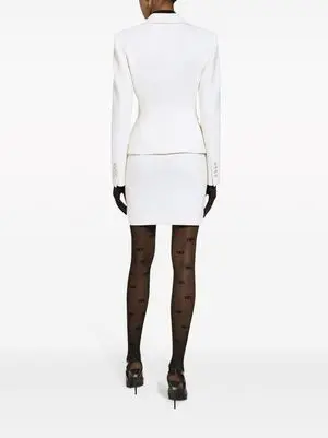 Dolce & Gabbana Virgin Wool Straight Miniskirt