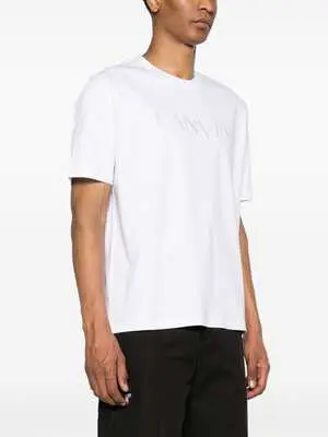LANVIN Logo-embroidered Cotton T-shirt