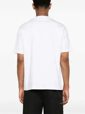 LANVIN Logo-embroidered Cotton T-shirt