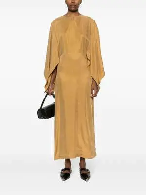 Rodebjer Dreana Twill Maxi Dress - Neutrals