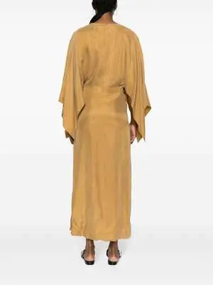 Rodebjer Dreana Twill Maxi Dress - Neutrals