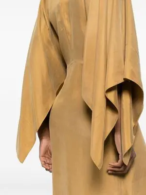 Rodebjer Dreana Twill Maxi Dress - Neutrals
