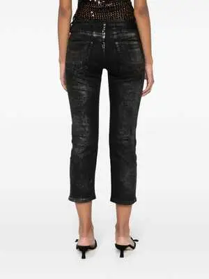 R13 Cropped Low-rise Jeans