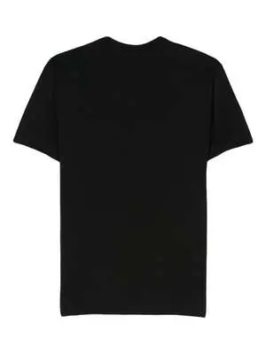 Play Comme Des Garcon Heart-patch Cotton T-shirt - Black