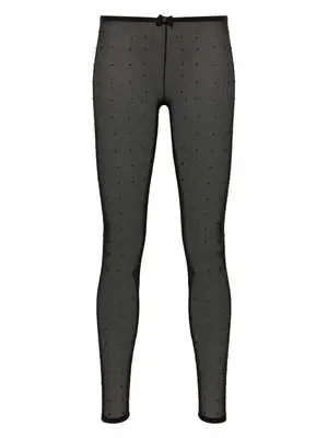 Dsquared2 Rhinestone-embellished Mesh Tights