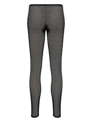 Dsquared2 Rhinestone-embellished Mesh Tights