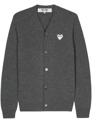 Play Comme Des Garcon V Neck Cardigans For Women