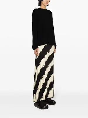 Alanui Ribbed Knit Jumper - Black