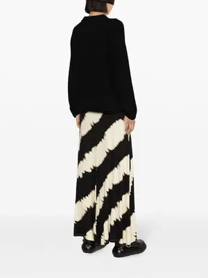 Alanui Ribbed Knit Jumper - Black
