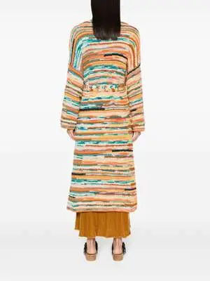 Alanui Maduray Patterned-intarsia Knit Coat